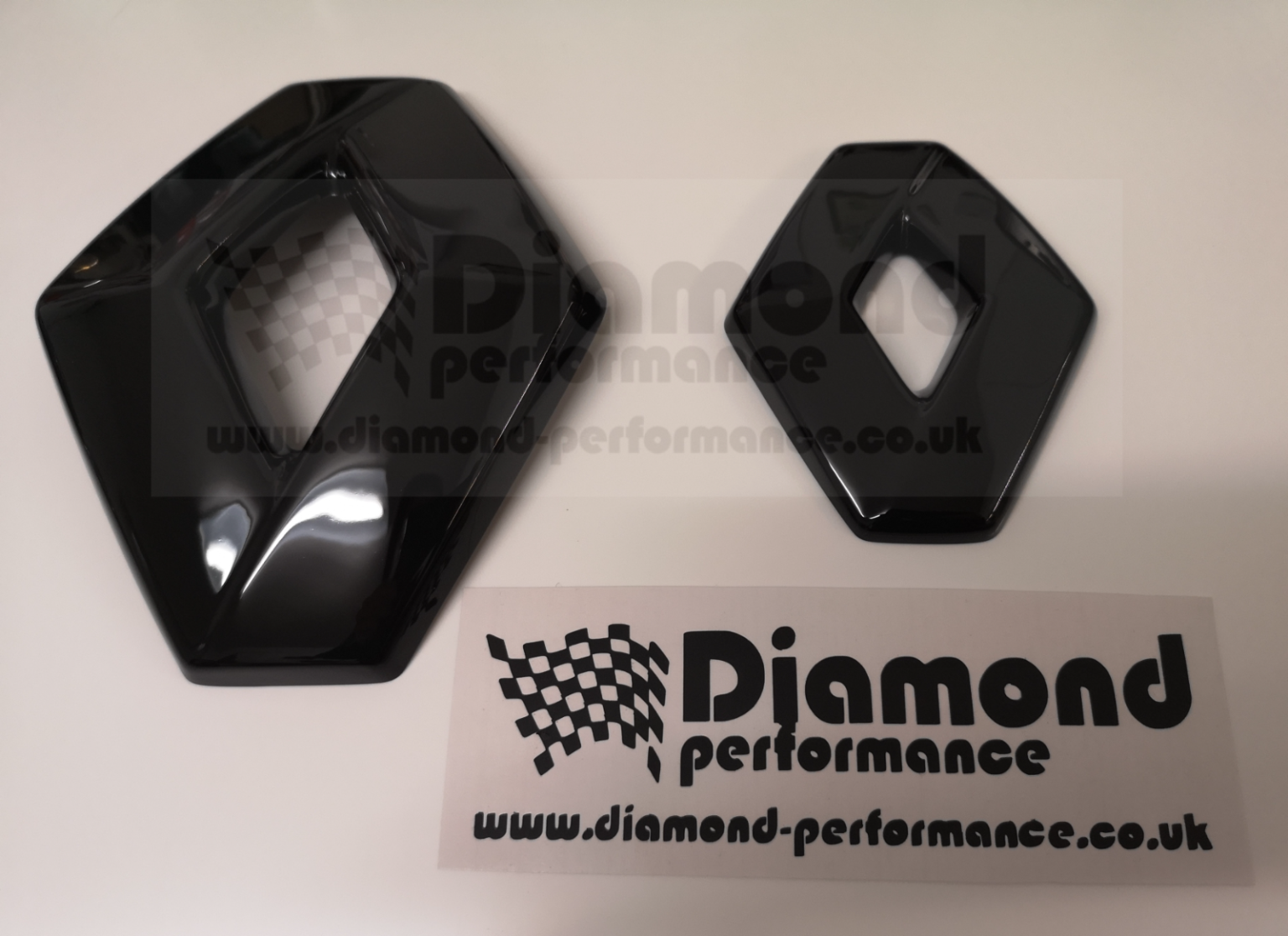 Badge cover for Renault Megane mk3 FACELIFT 2013-2016 GLOSS BLACK ...