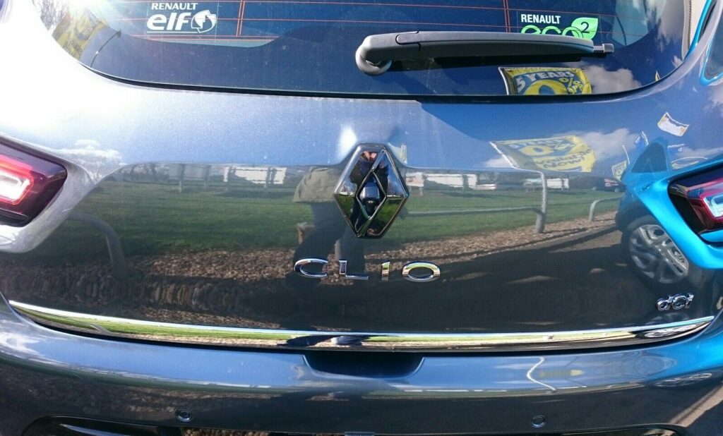 logo COVER for Renault Clio mk4 2013-19 FOR CARS WITH REAR CAMERA in ...
