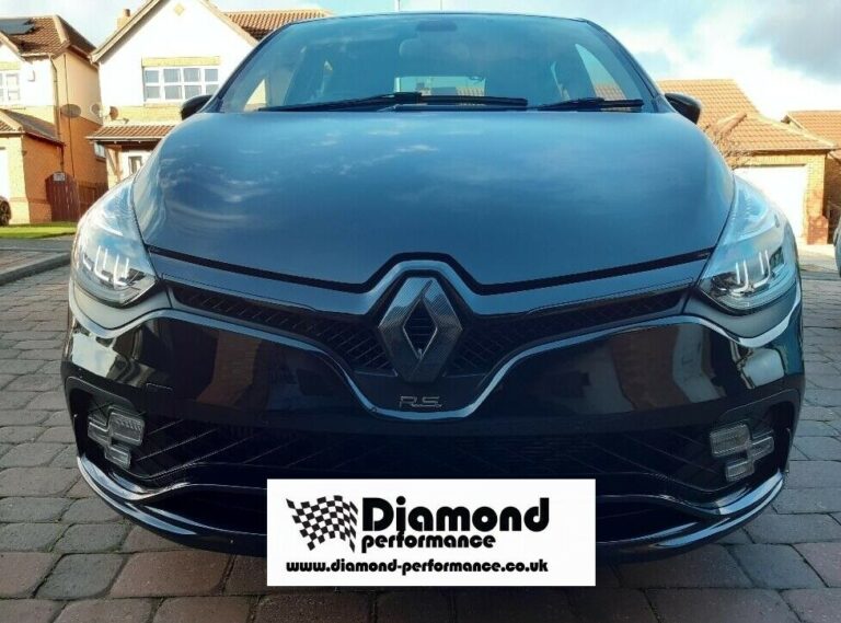 CARBON FIBRE effect FRONT and REAR badge COVERS for Renault Clio 4 2016 ...